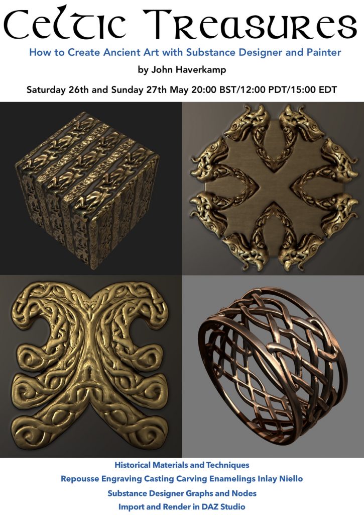 Celtic Treasures : How to Create Ancient Art with Substance Designer ...
