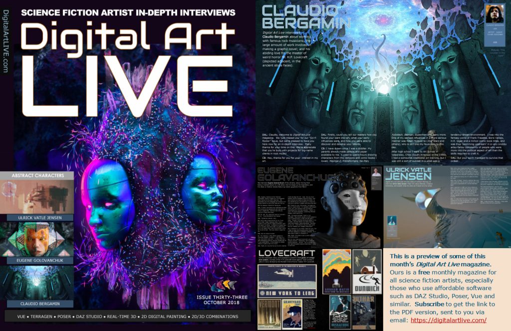 Read Issue 33 of Digital Art Live Issue Magazine | Digital Art Live