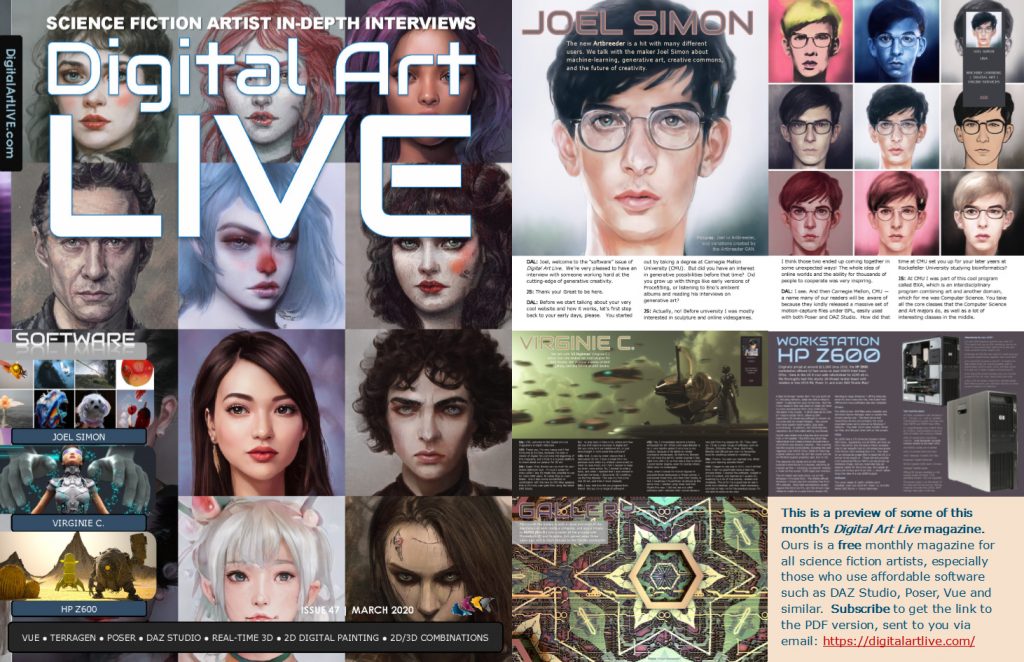 Read Issue 47 of Digital Art Live Magazine | Digital Art Live