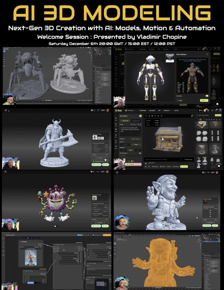 Free Intro Session: AI 3D Modeling – From Photos to Production ...